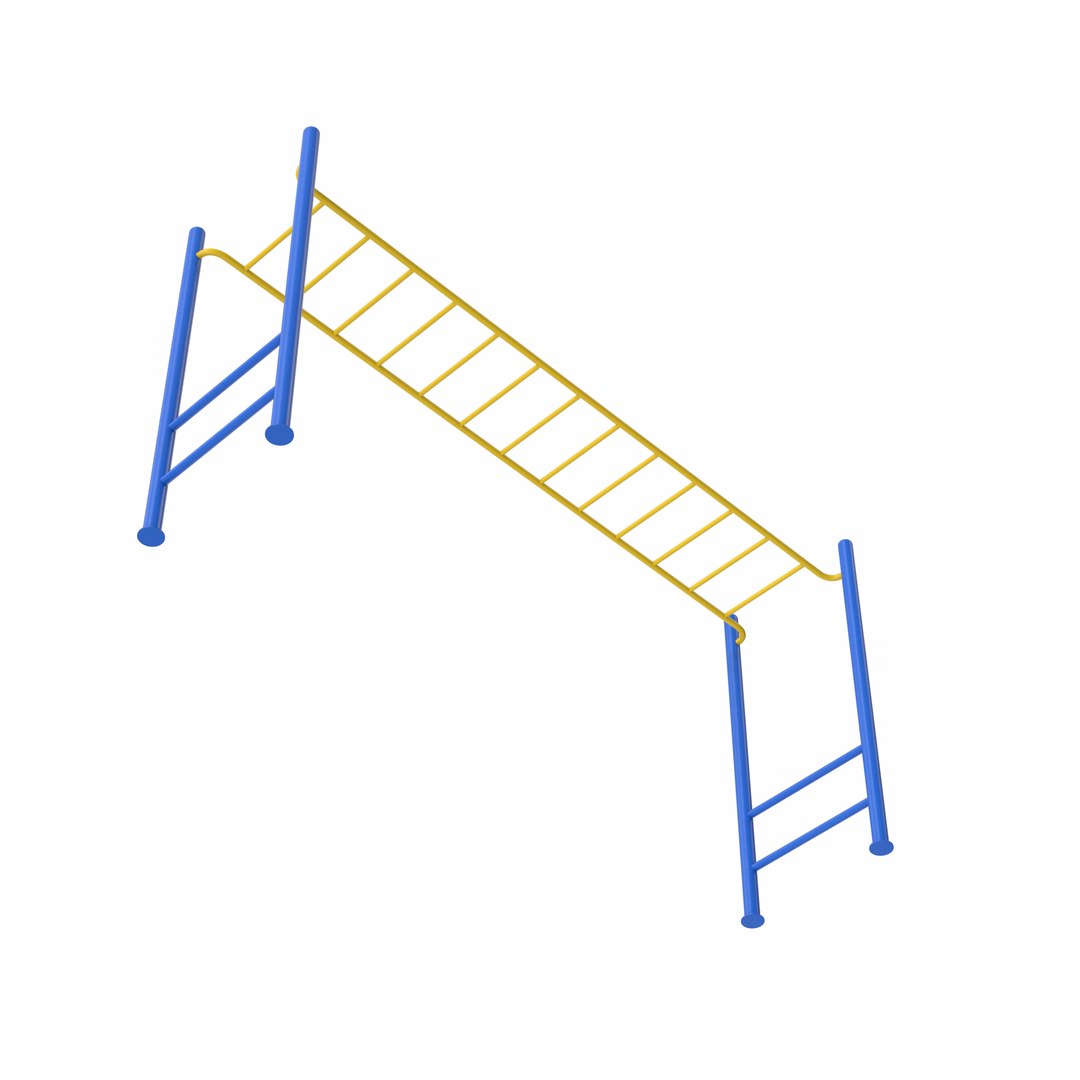 Playground Climber Blue 3D - TurboSquid 2182256