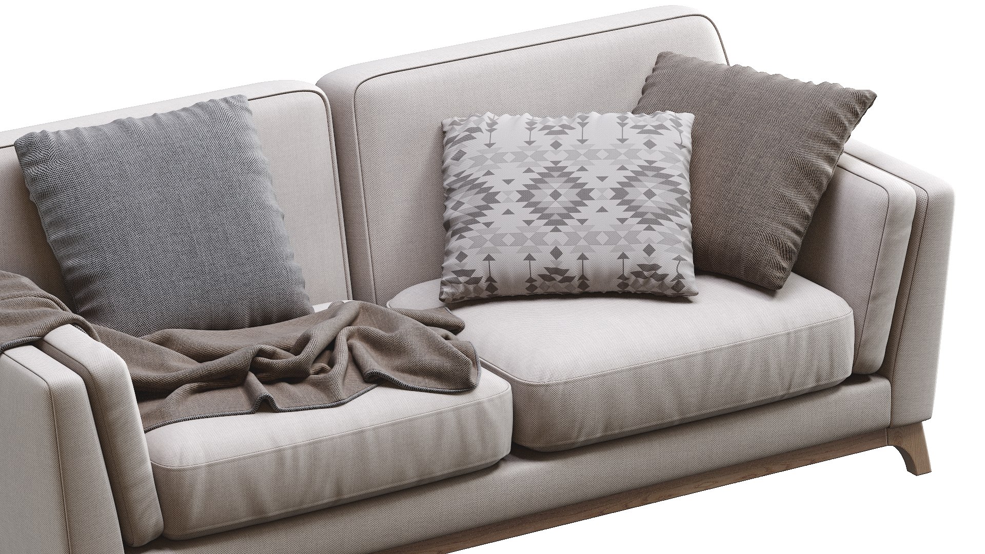Ceni volcanic gray sofa 3D - TurboSquid 1707313