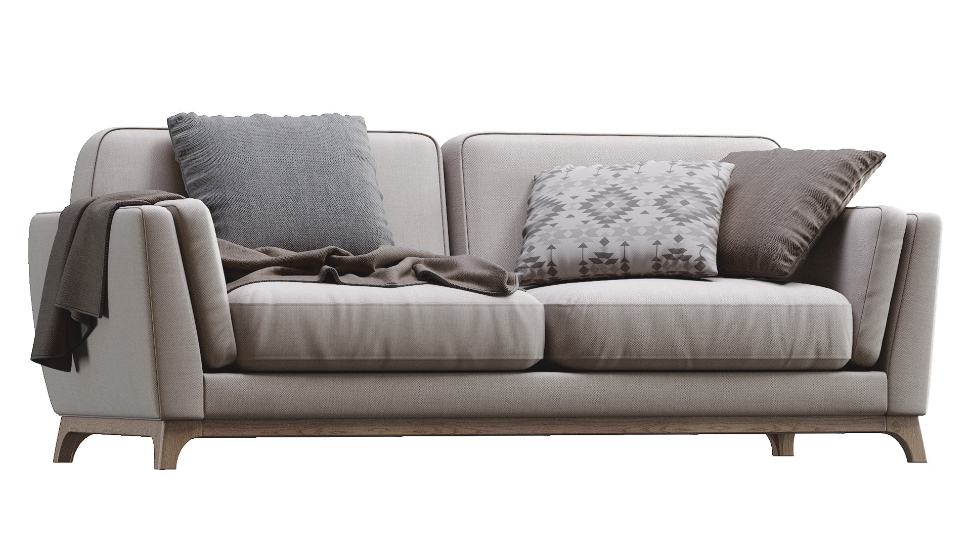 Ceni volcanic gray sofa 3D - TurboSquid 1707313