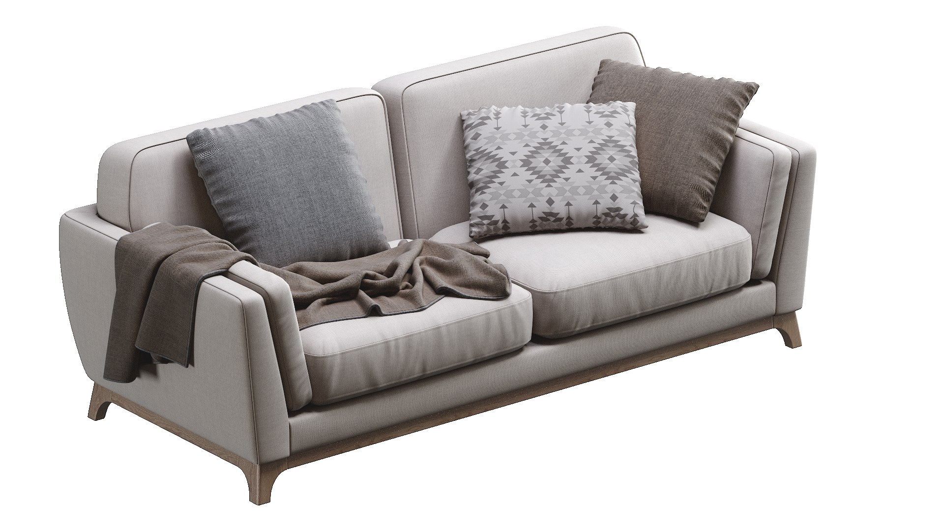 Ceni volcanic gray sofa 3D - TurboSquid 1707313