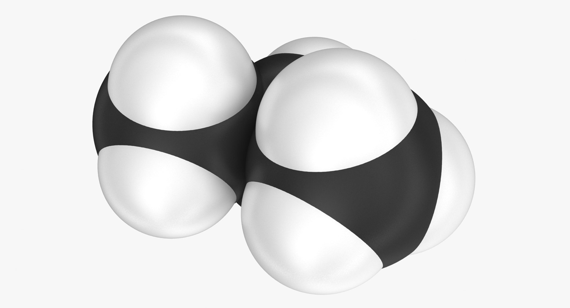 3d Model Butane Eclipsed 3
