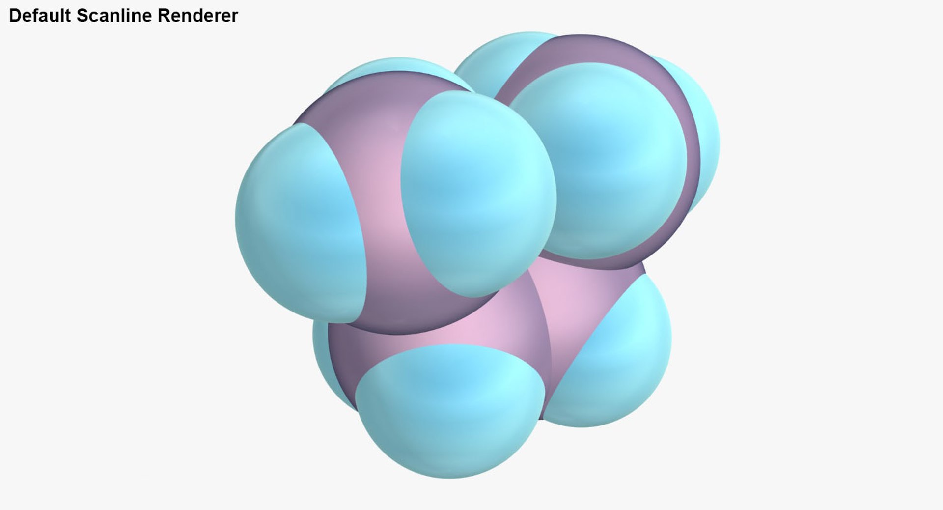 3d Model Butane Eclipsed 3
