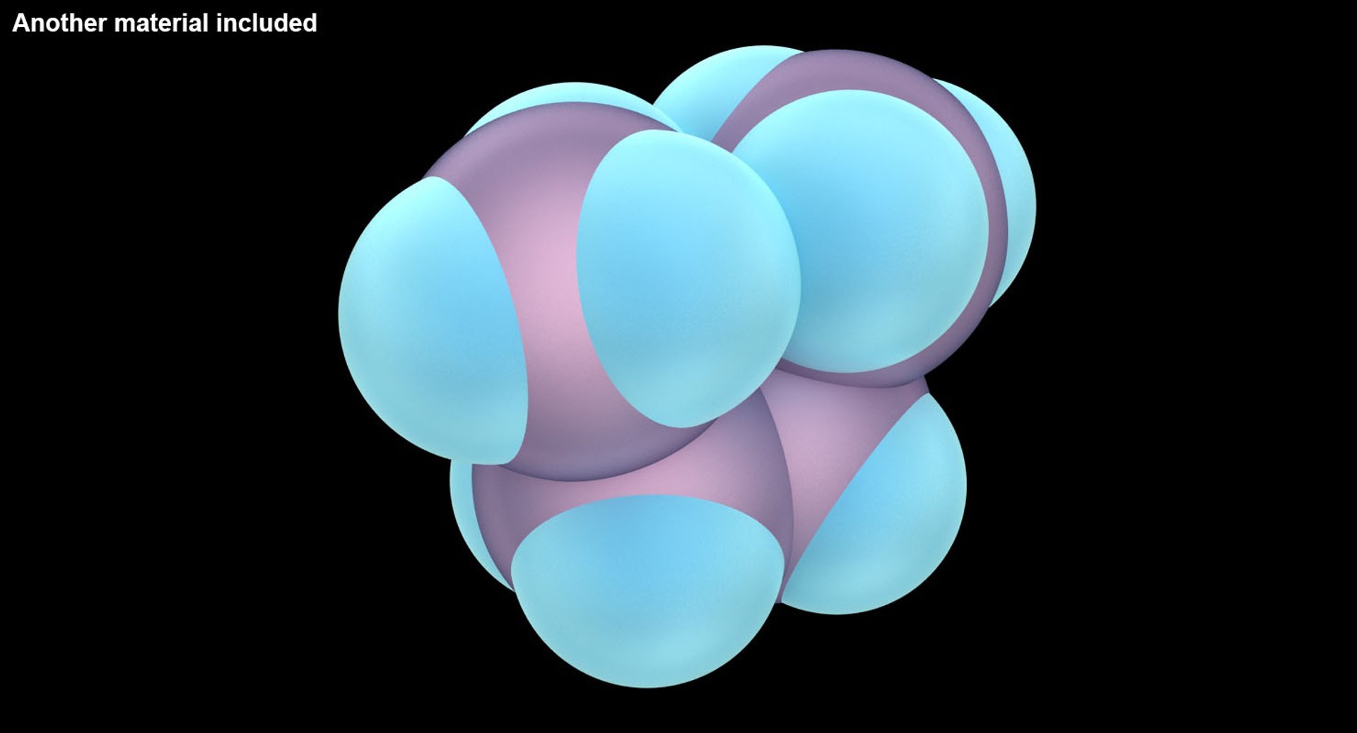 3d Model Butane Eclipsed 3