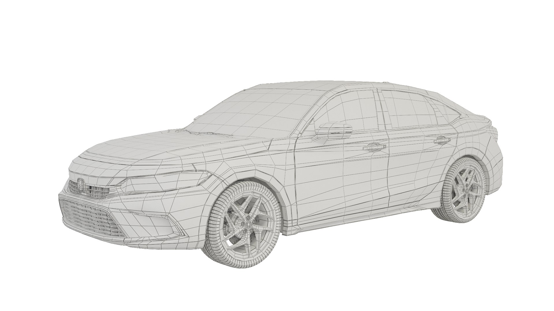 Honda Civic Sedan 2022 3D Model - TurboSquid 1892823