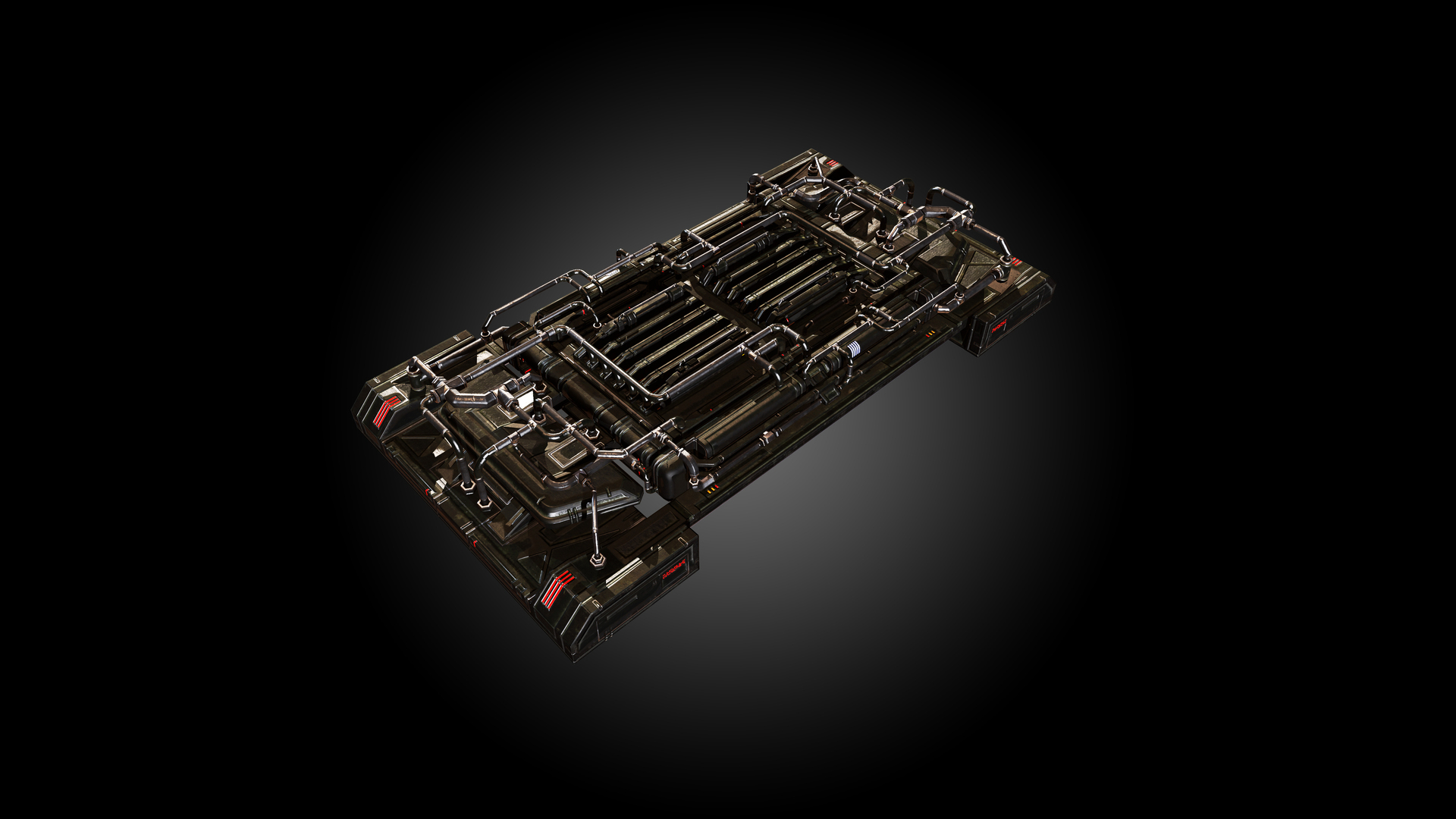 3D Engine Radiator - TurboSquid 1534525