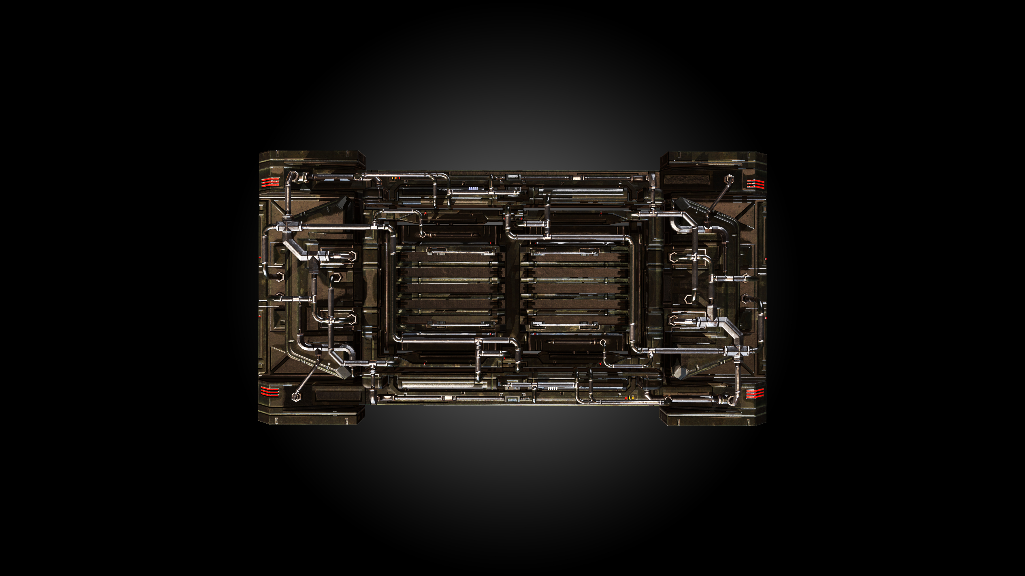 3D engine radiator - TurboSquid 1534525