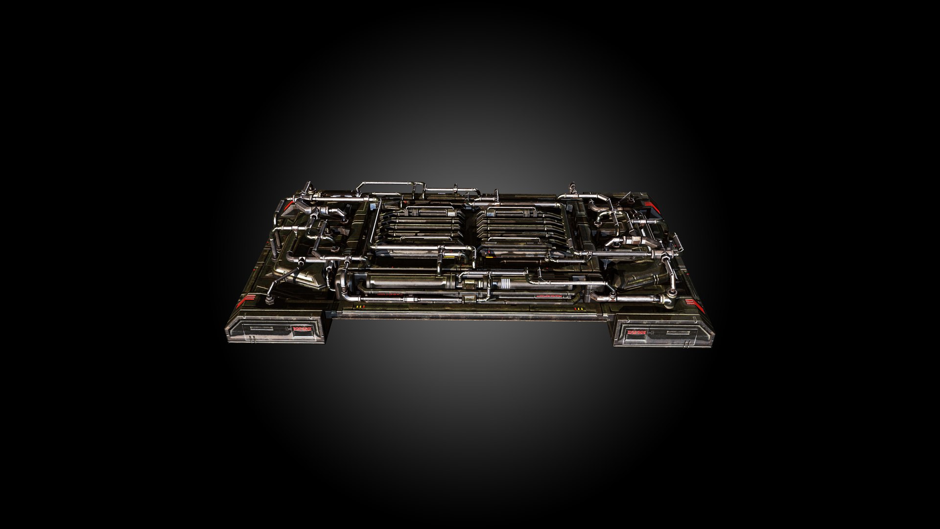 3D Engine Radiator - TurboSquid 1534525