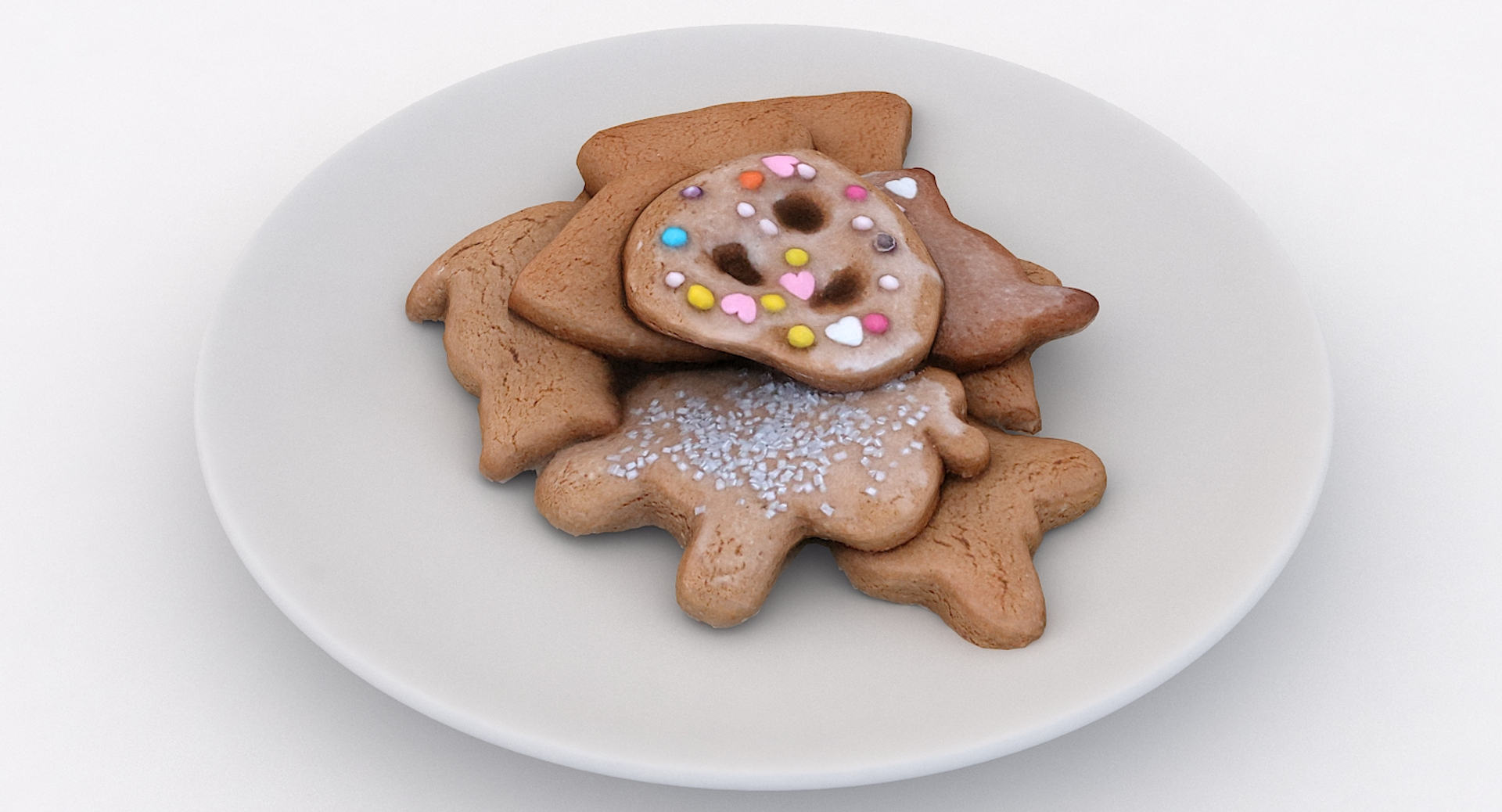 Christmas Cookies 3D Model - TurboSquid 1354578