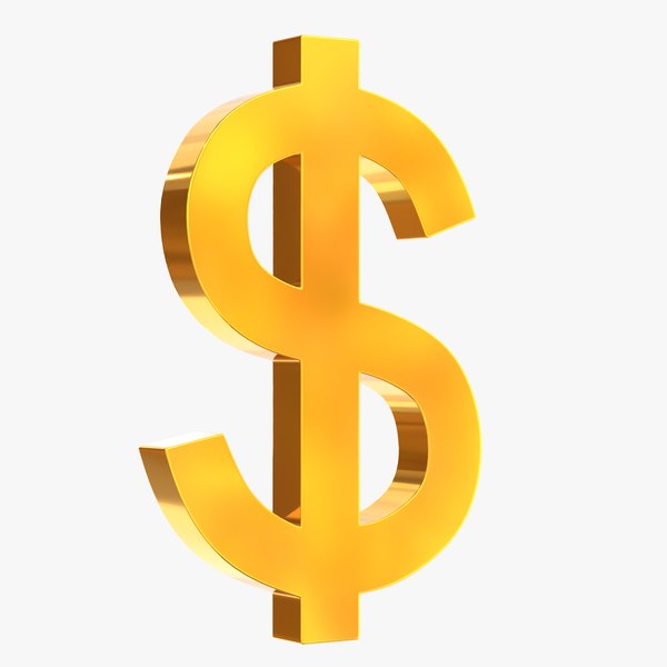 3D модель Dollar currency sign - TurboSquid 2067482