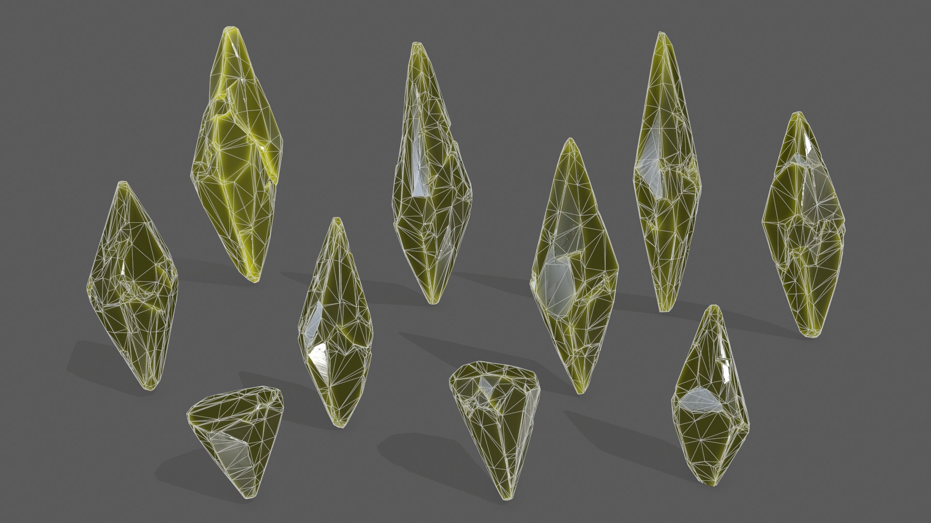 CrystalSet5 Model - TurboSquid 1807240