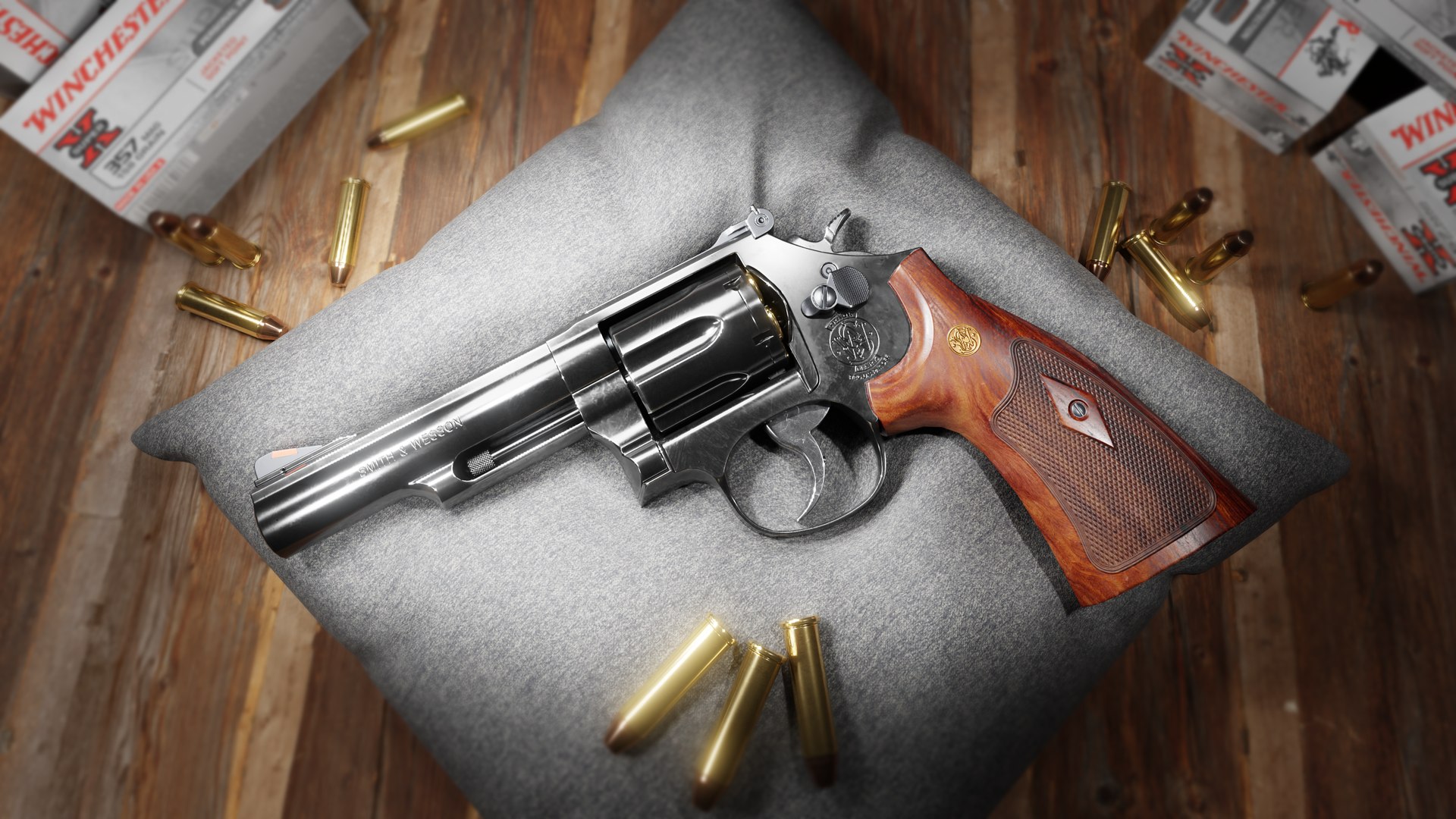 Smith And Wesson Model 19 Classic Low-poly 3D Model - TurboSquid 1729217
