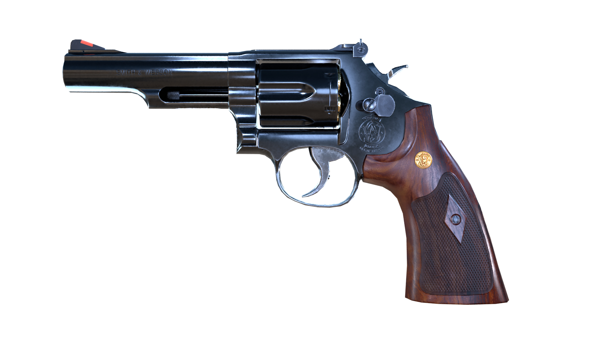 Smith And Wesson Model 19 Classic Low-poly 3D Model - TurboSquid 1729217
