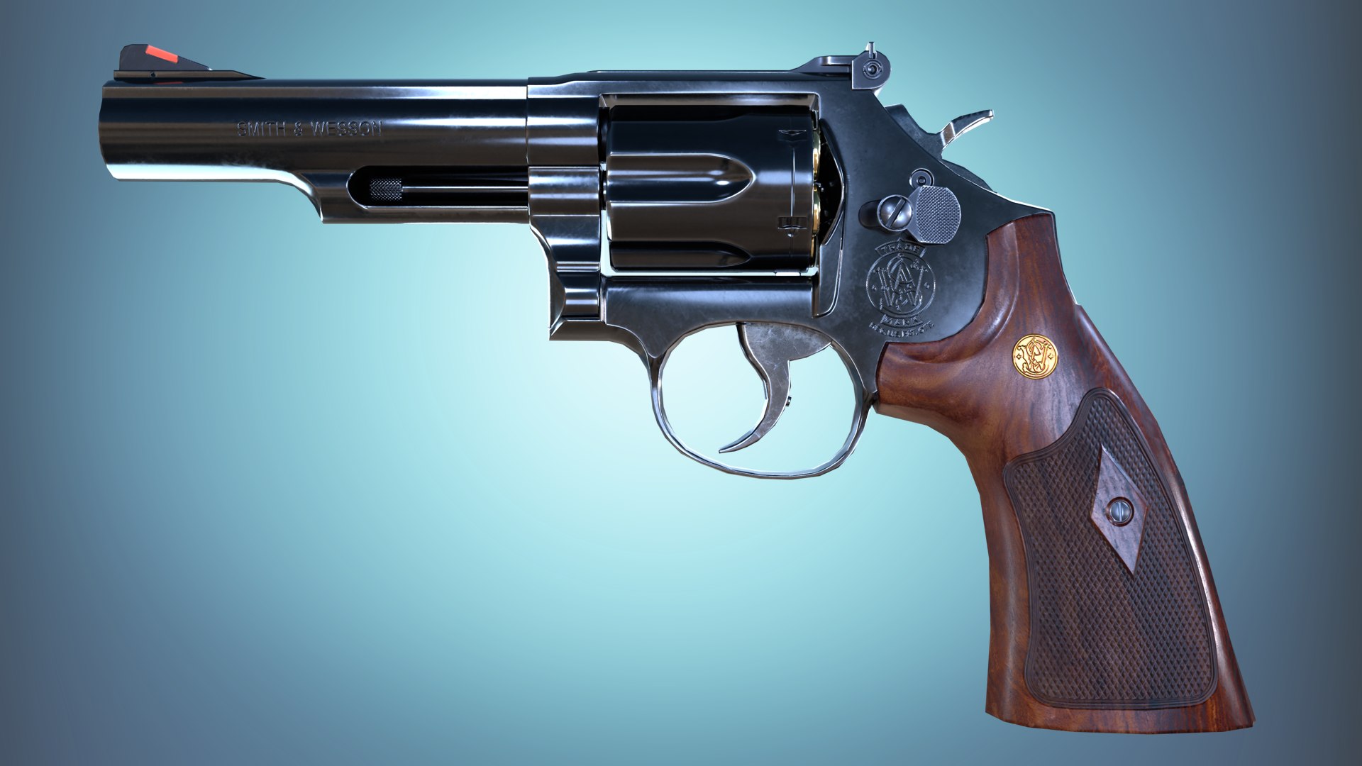 Smith And Wesson Model 19 Classic Low-poly 3D Model - TurboSquid 1729217
