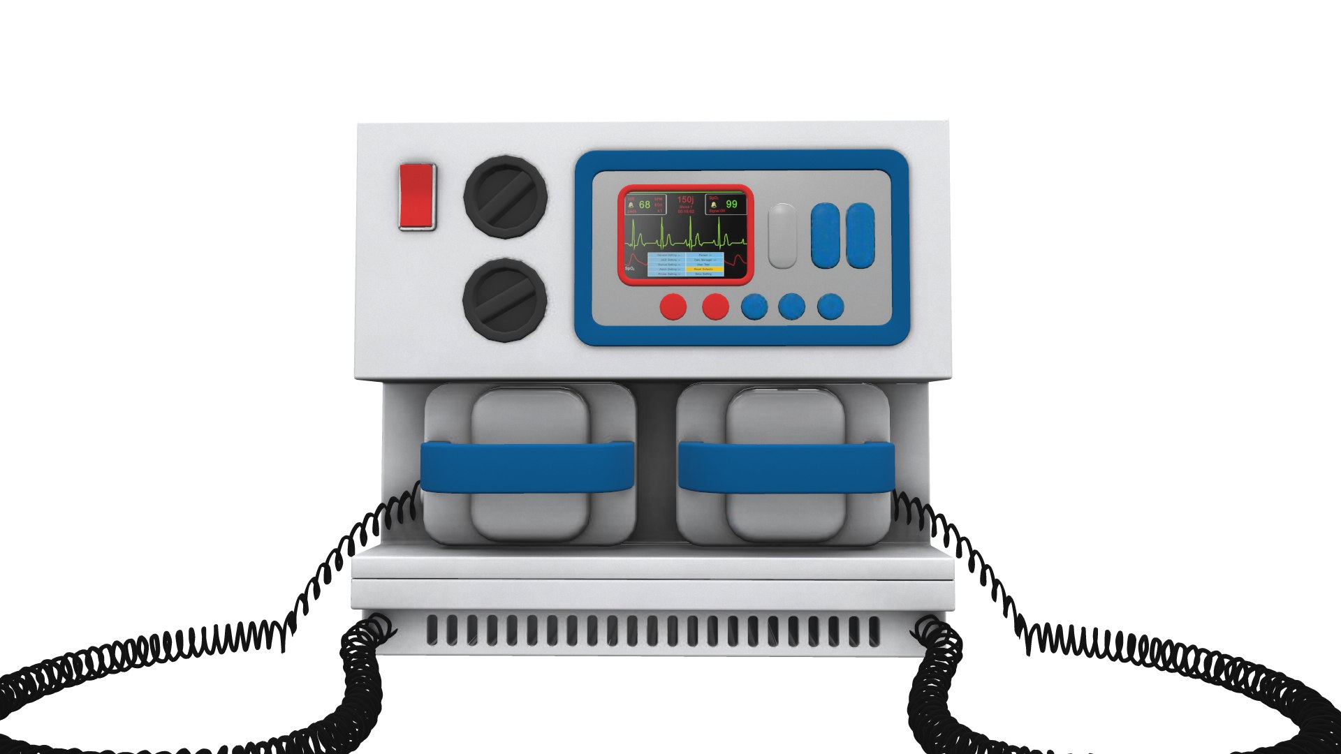 Defibrillator 3D - TurboSquid 1806222