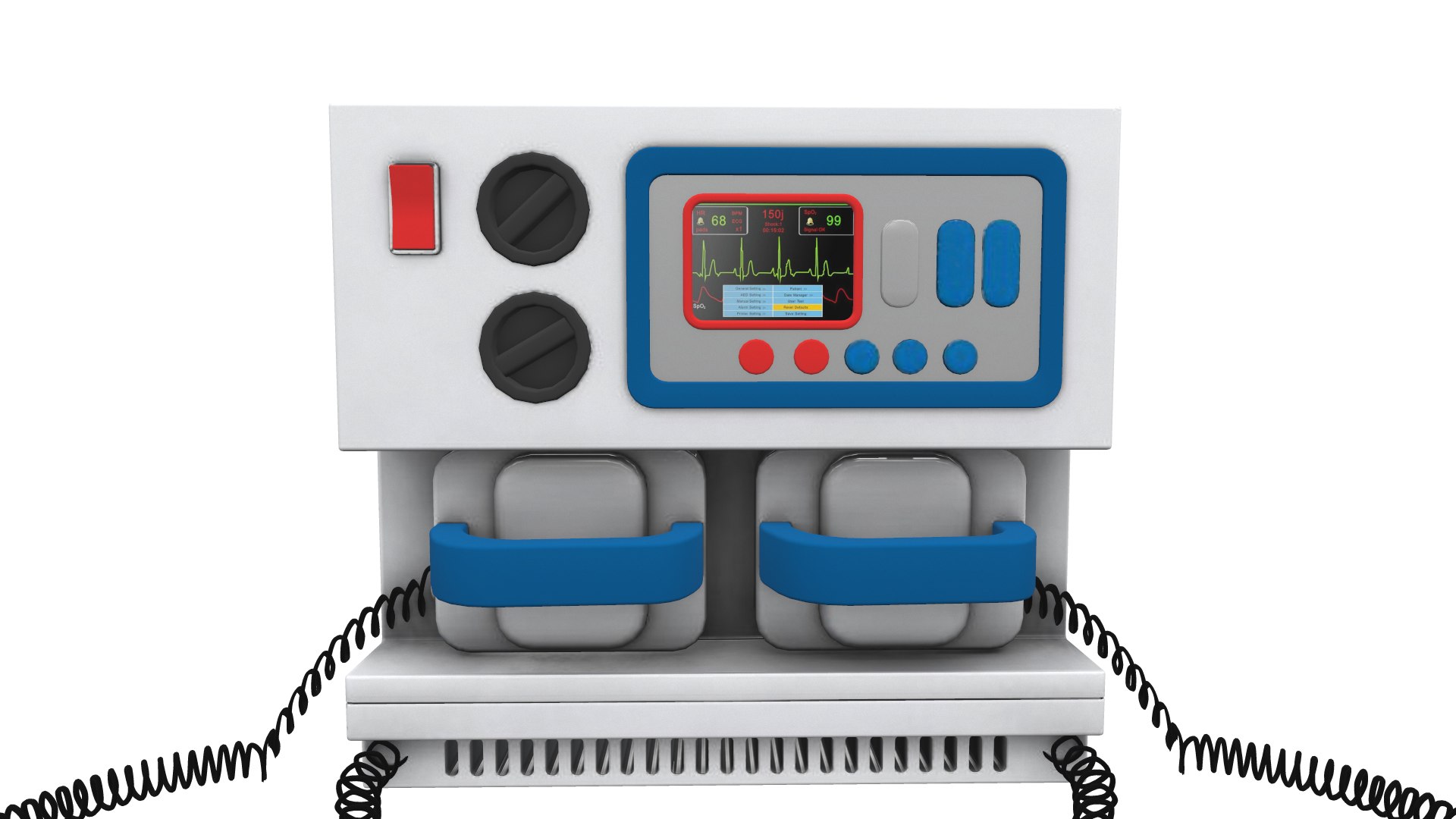 Defibrillator 3D - TurboSquid 1806222