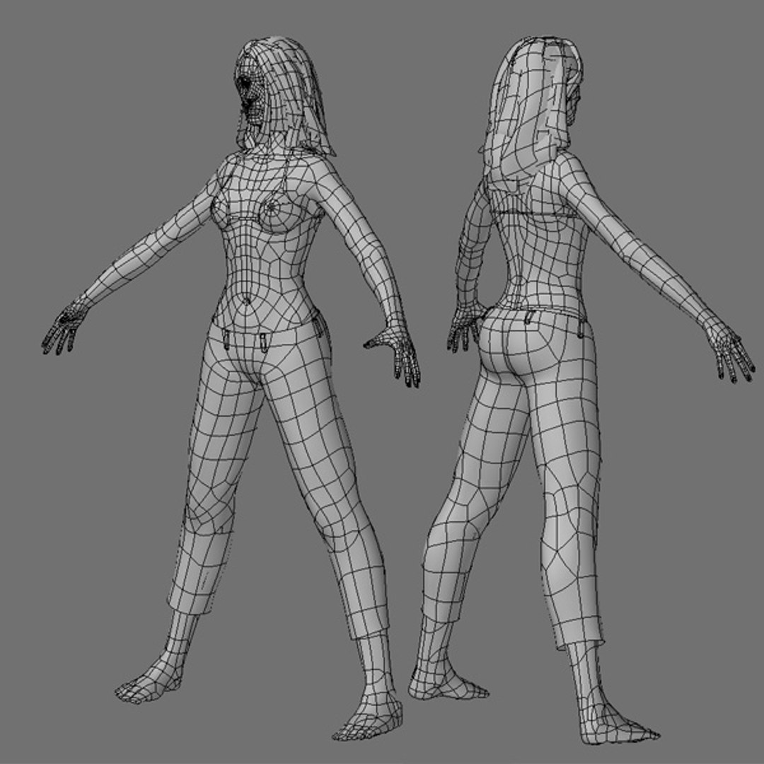 Paris Rigged Lightwave - 3d Model