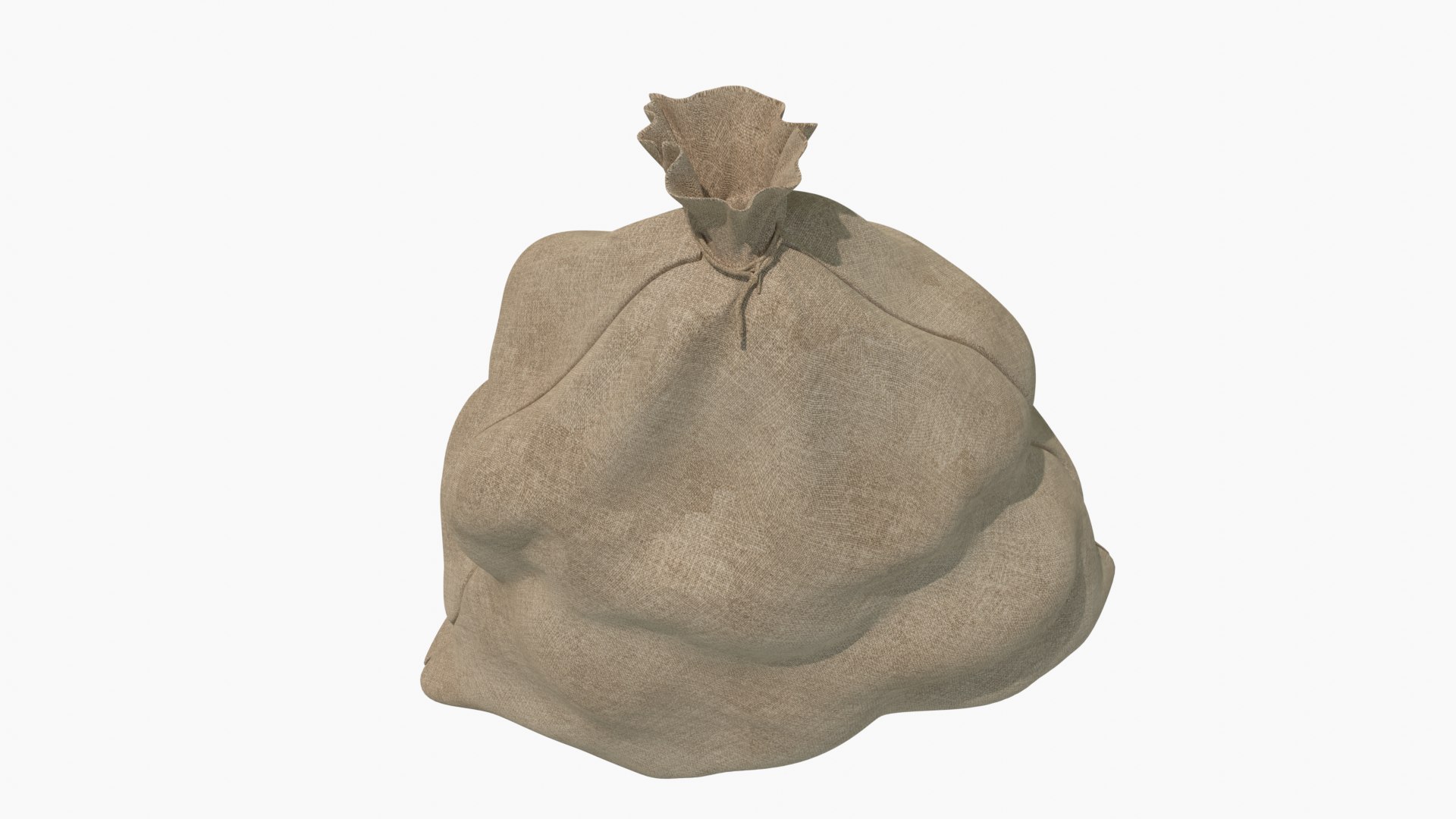 3D Burlap Potato Sack Model - TurboSquid 2257125