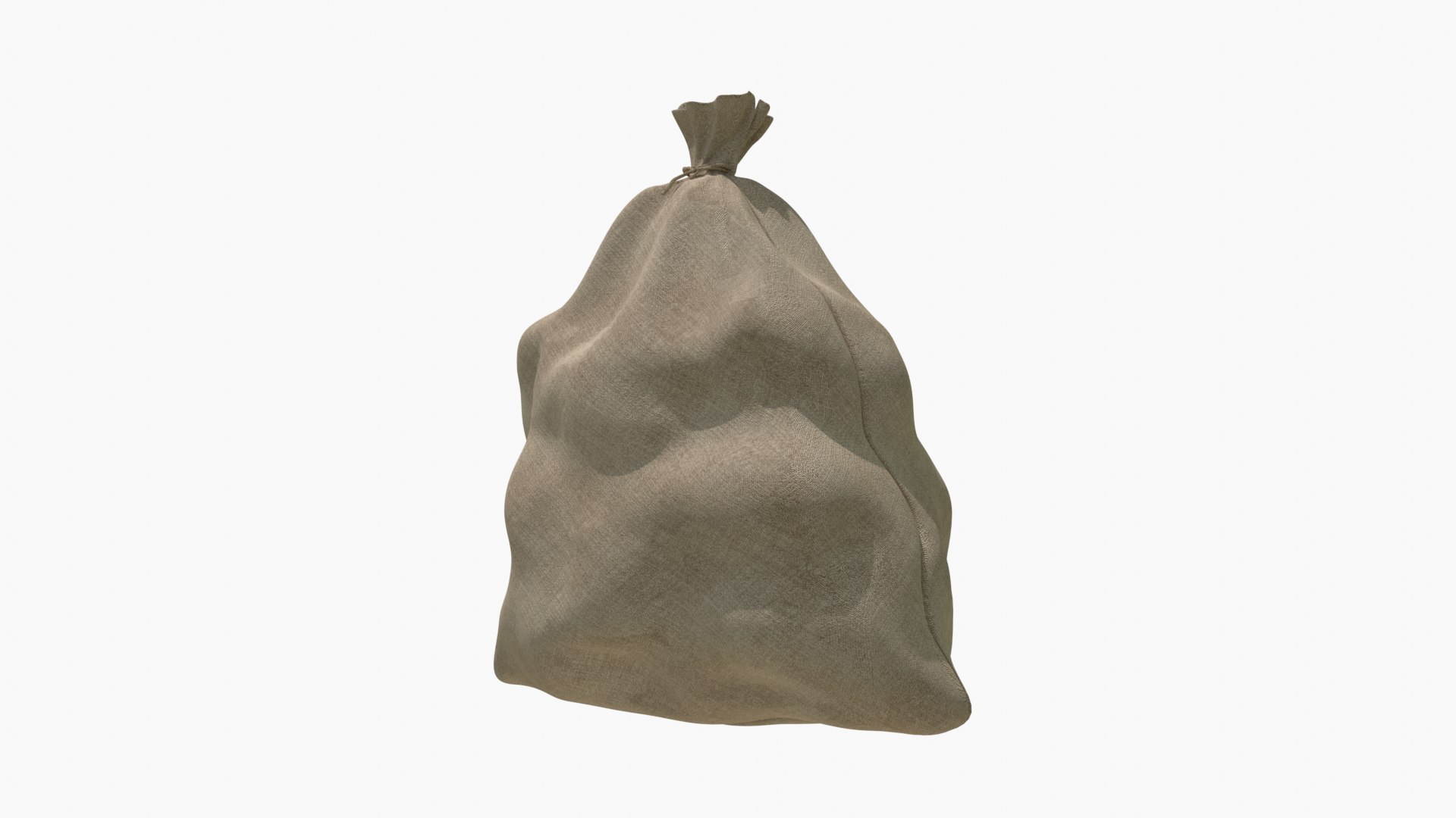 3D Burlap Potato Sack Model - TurboSquid 2257125
