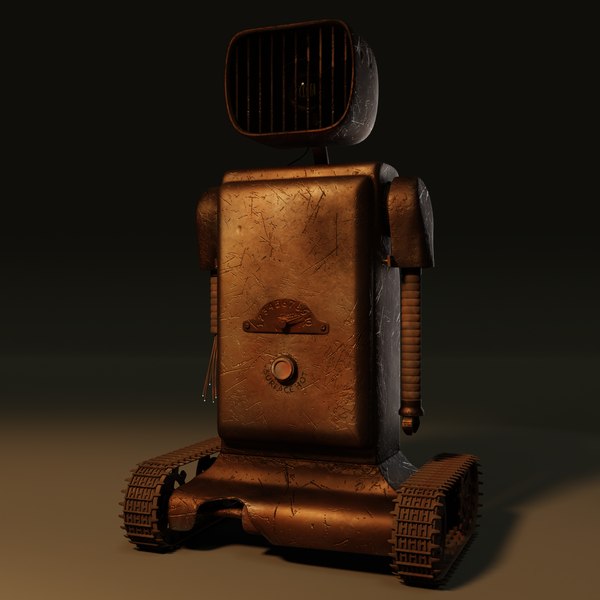 modelo 3d Rusty small robot - TurboSquid 1985026