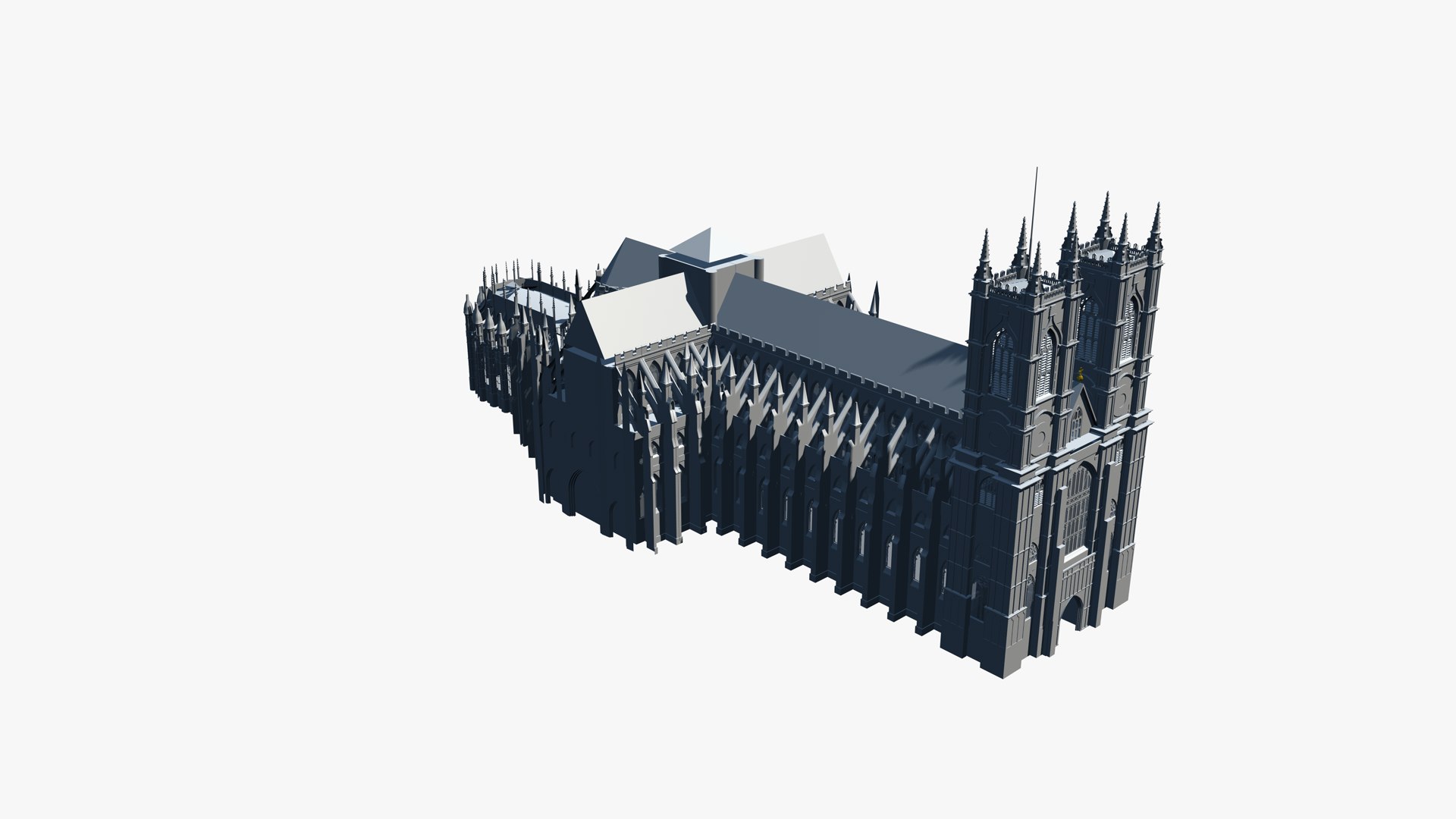 3D Westminster Abbey - TurboSquid 2064941