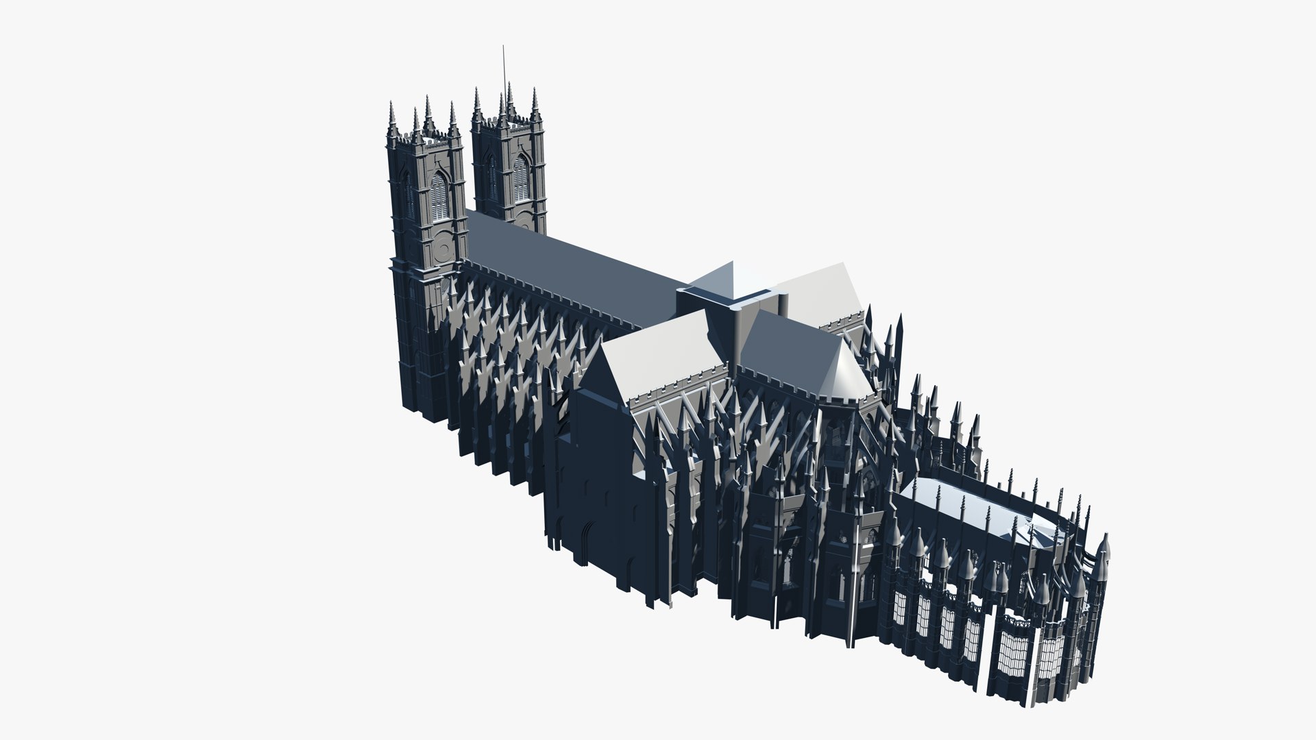 3D Westminster Abbey - TurboSquid 2064941