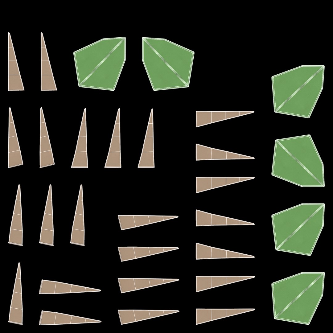 Paper Trees 3D Model - TurboSquid 2184846