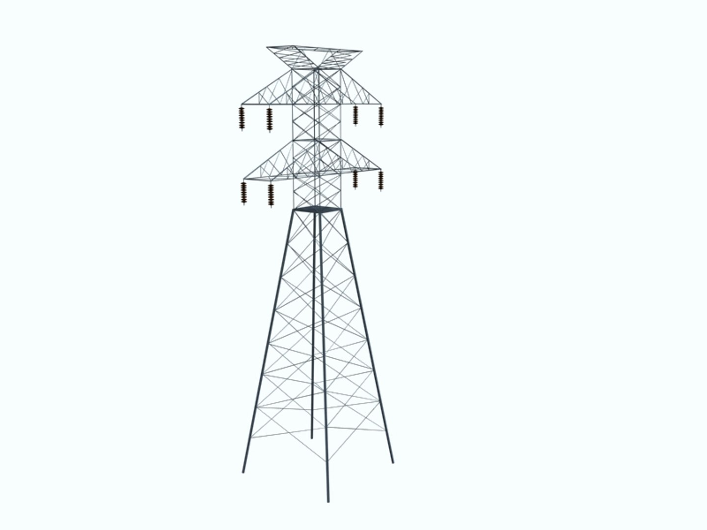 3d Model Of Tension Power Tower
