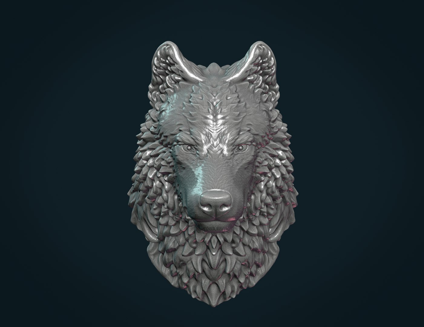 Wolf head iii 3D - TurboSquid 1474879