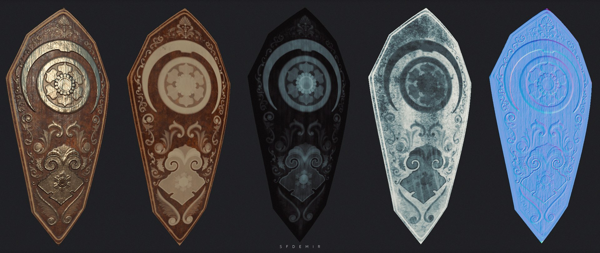 3D Paladin Shield - TurboSquid 1751021