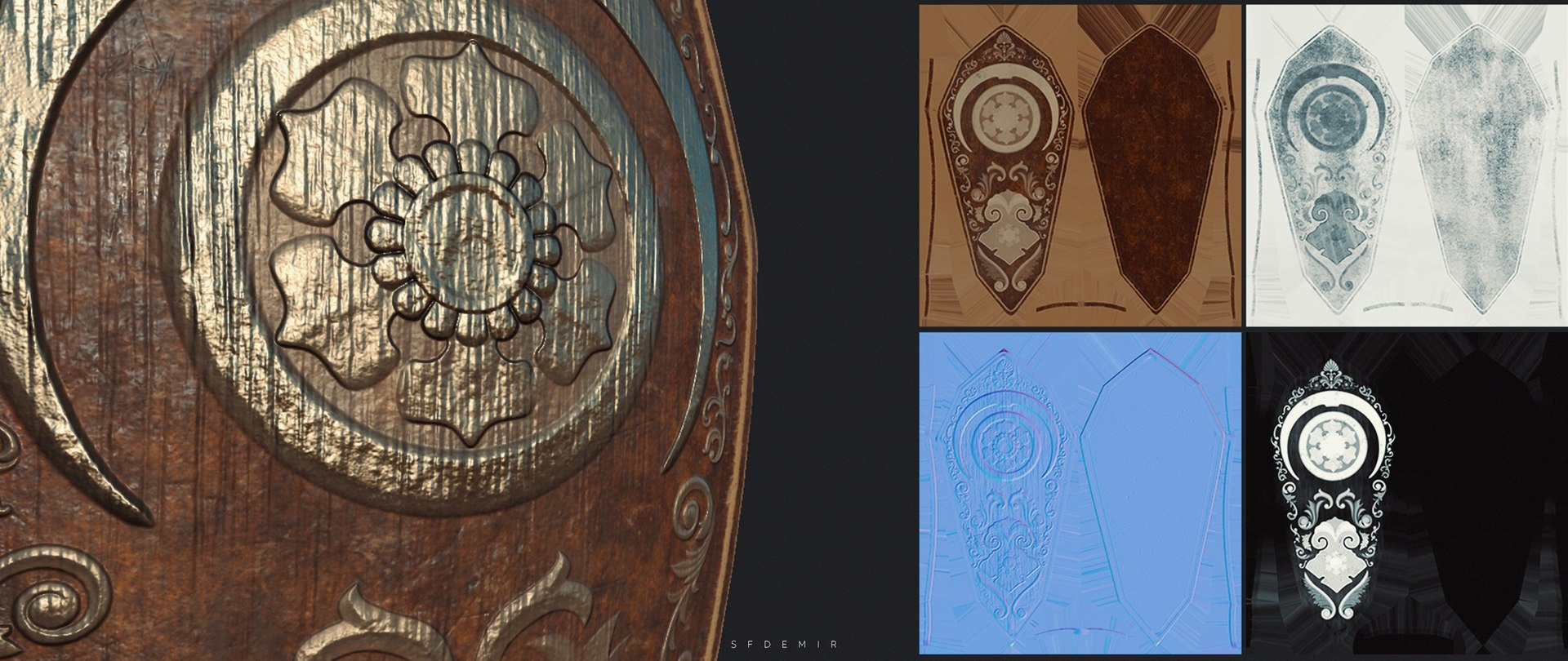 3D Paladin Shield - TurboSquid 1751021
