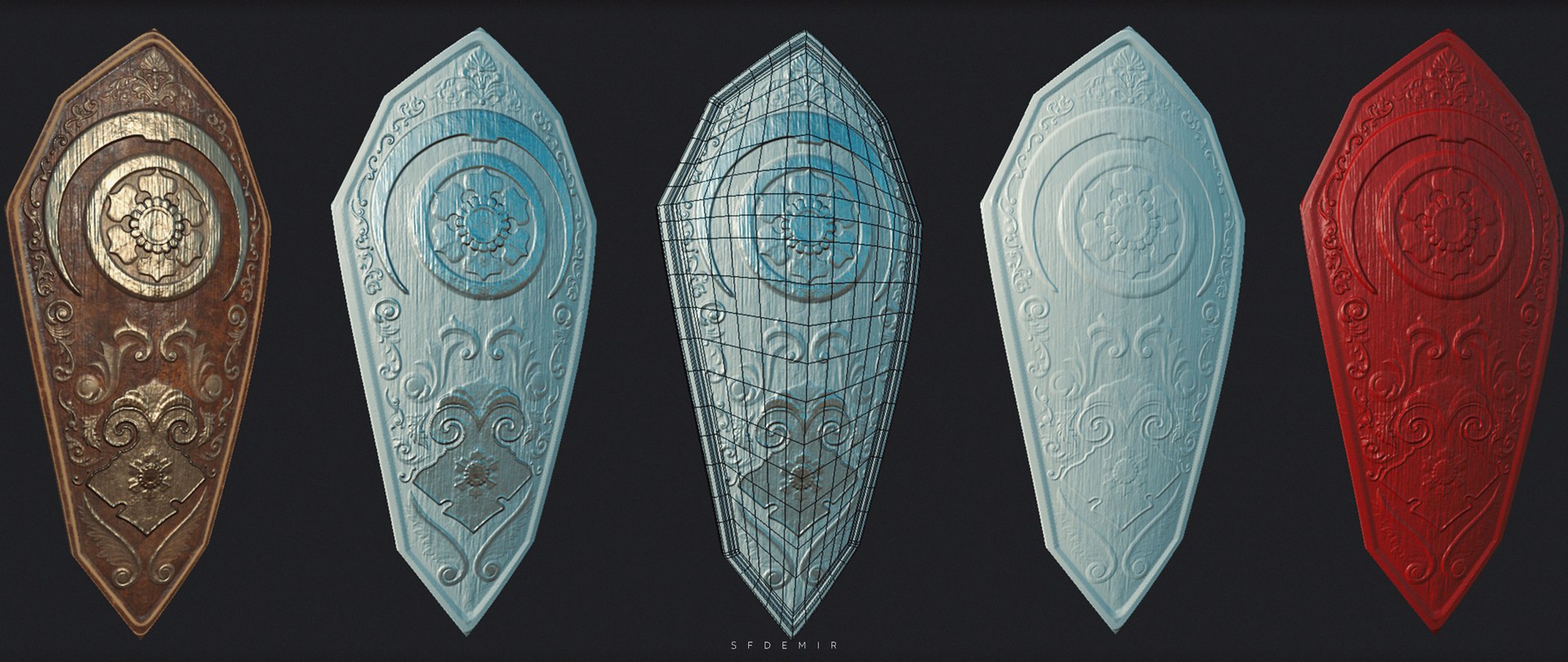 3D Paladin Shield - TurboSquid 1751021