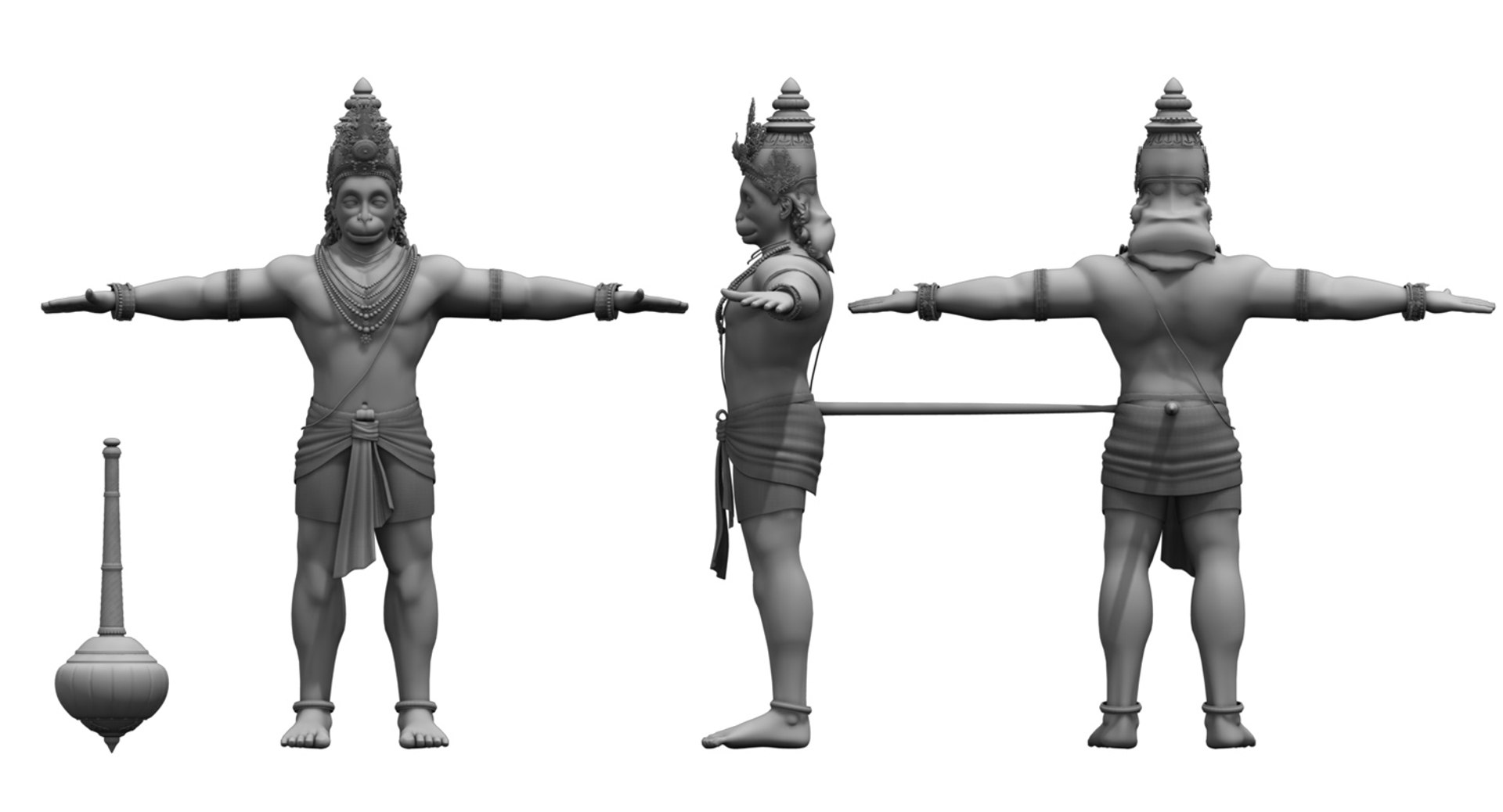 Hanuman Model - TurboSquid 1514914