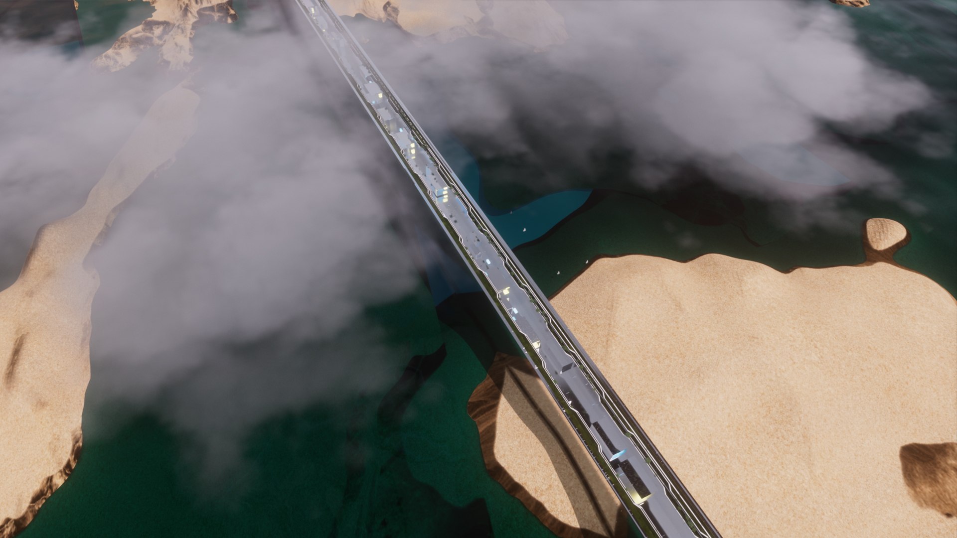 3D The Line City Saudi Arabia NEOM - TurboSquid 2085453