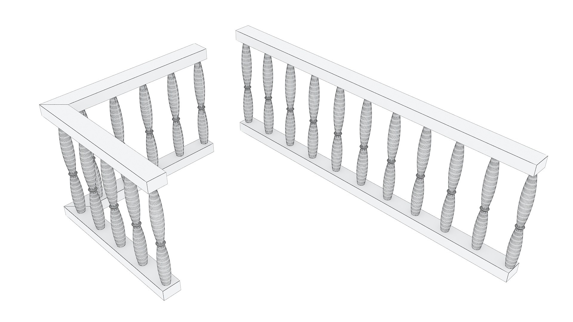 3D Model Archi Detail Railing 7 - TurboSquid 2030265