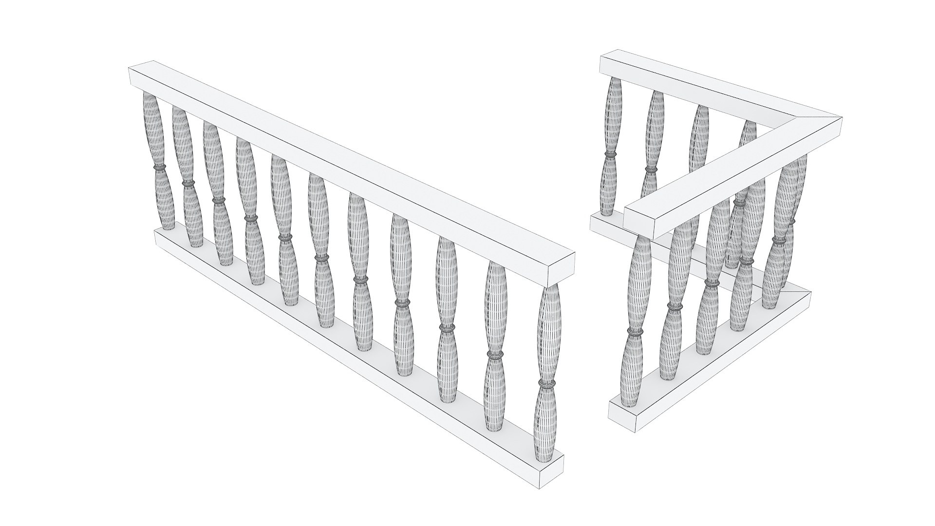 3D Model Archi Detail Railing 7 - TurboSquid 2030265