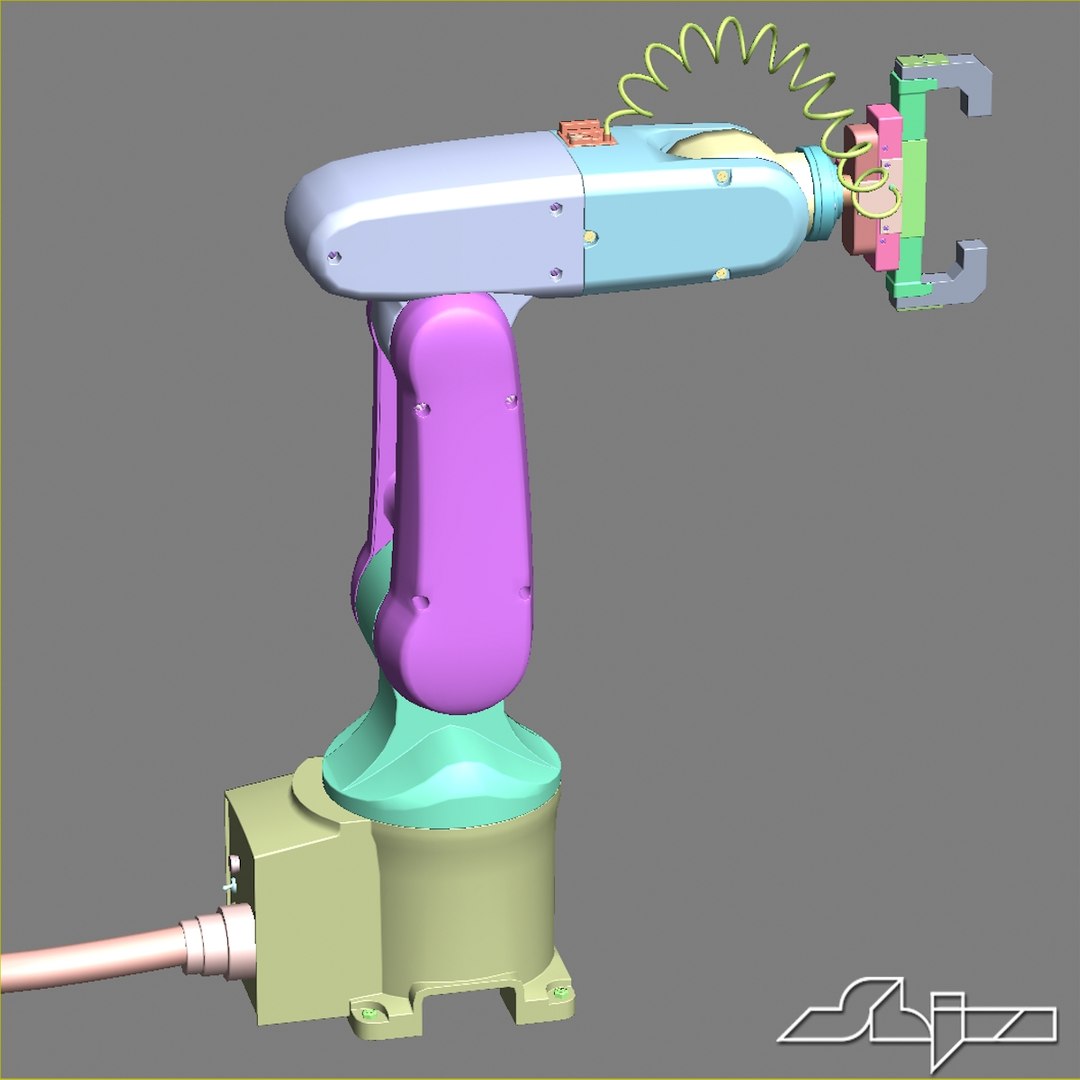 3dsmax Robot Arm Denso 1