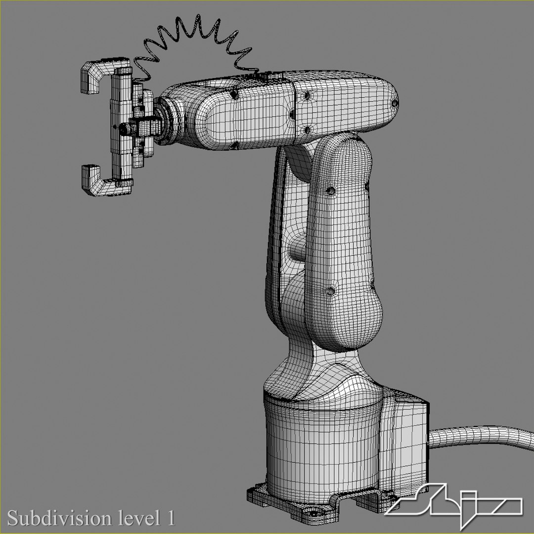 3dsmax Robot Arm Denso 1