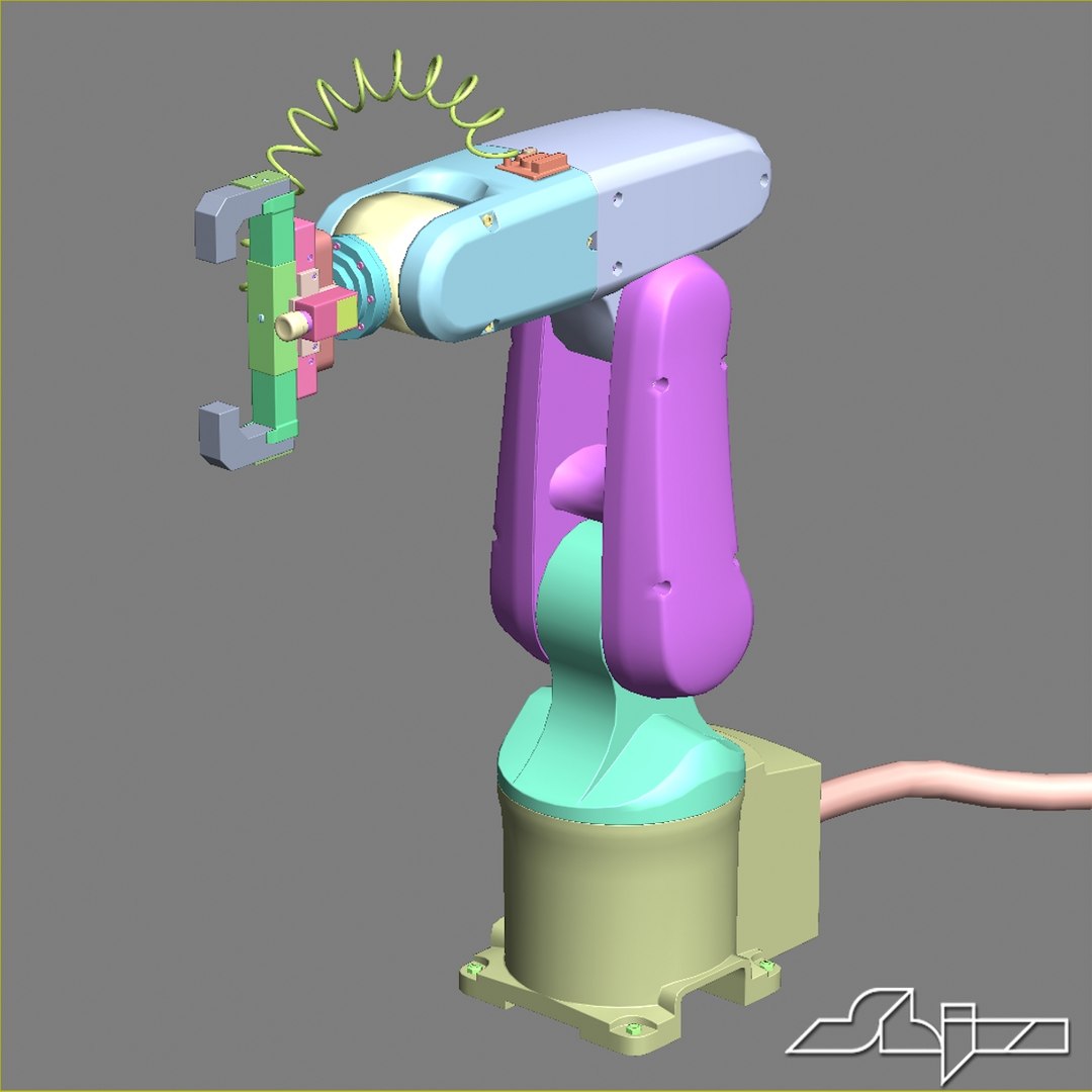 3dsmax Robot Arm Denso 1