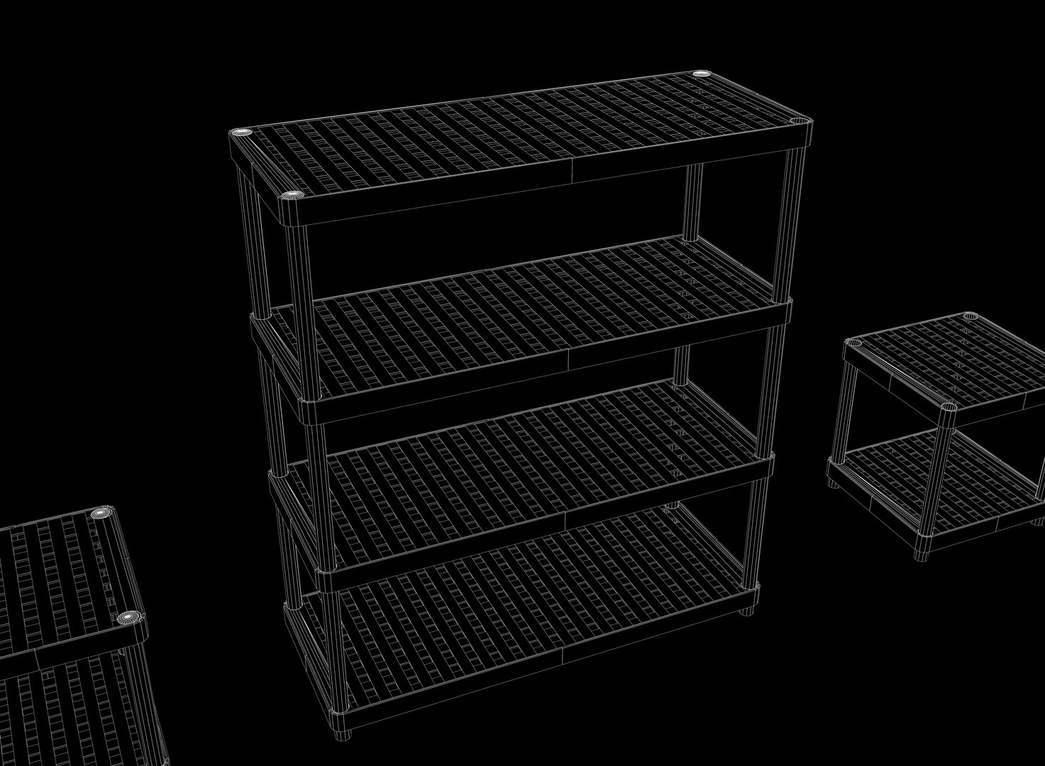 3d Plastic Shelves