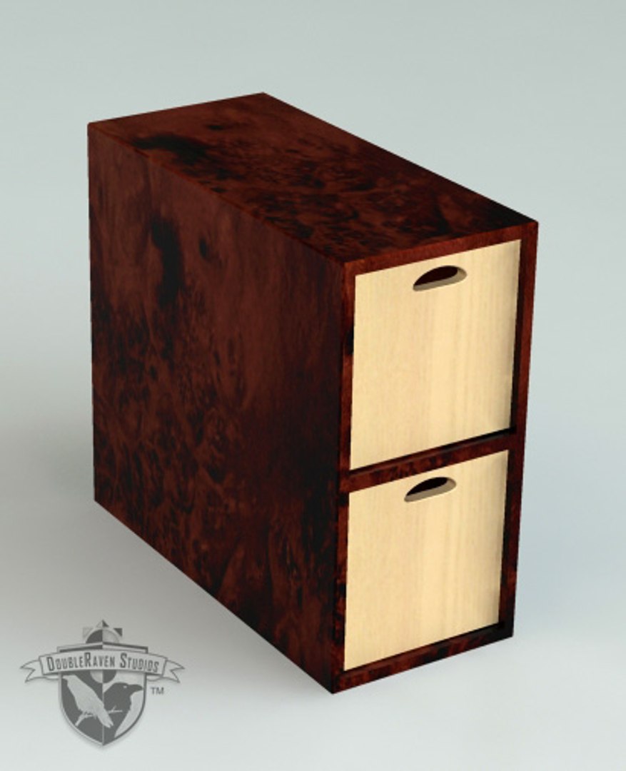 3d Designer Filing Cabinet Model