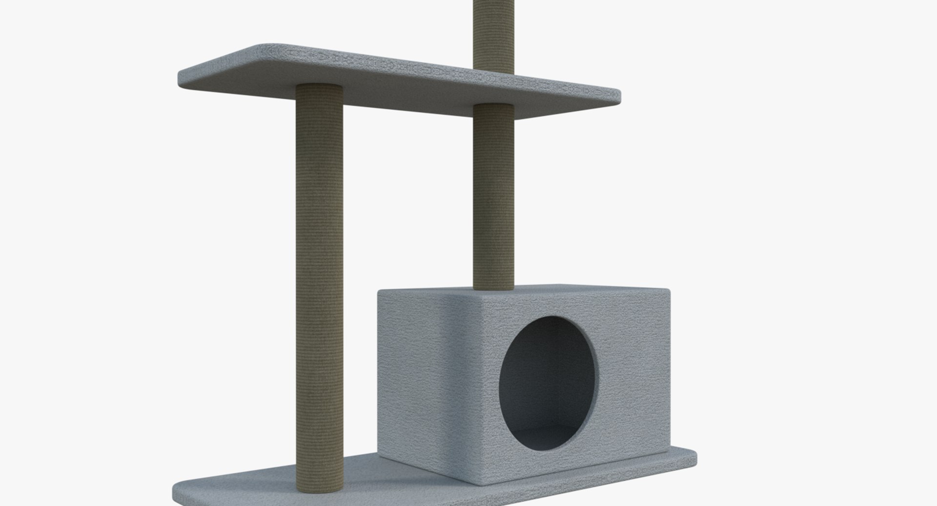 Cat Tree 3d Obj