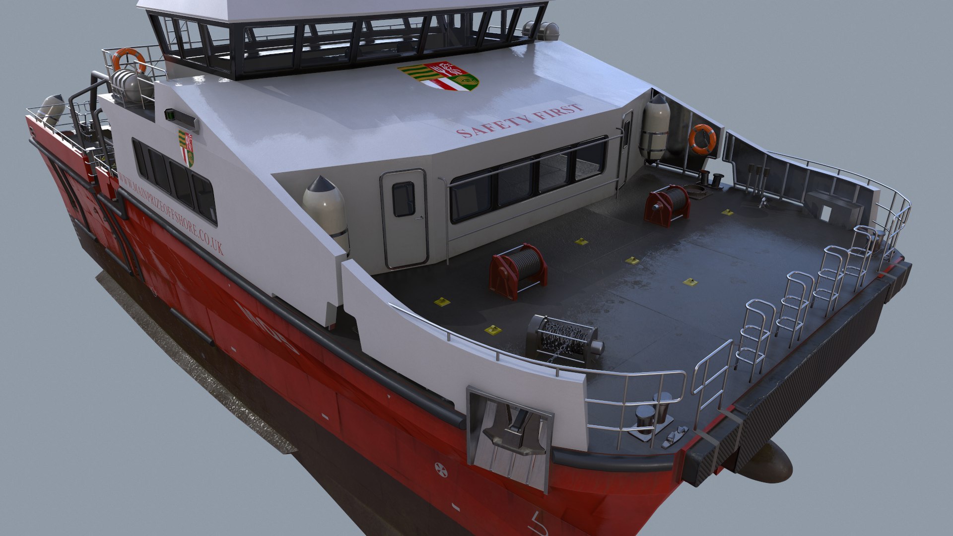 Multi Role Crew Transfer Vessel 3D - TurboSquid 2253274