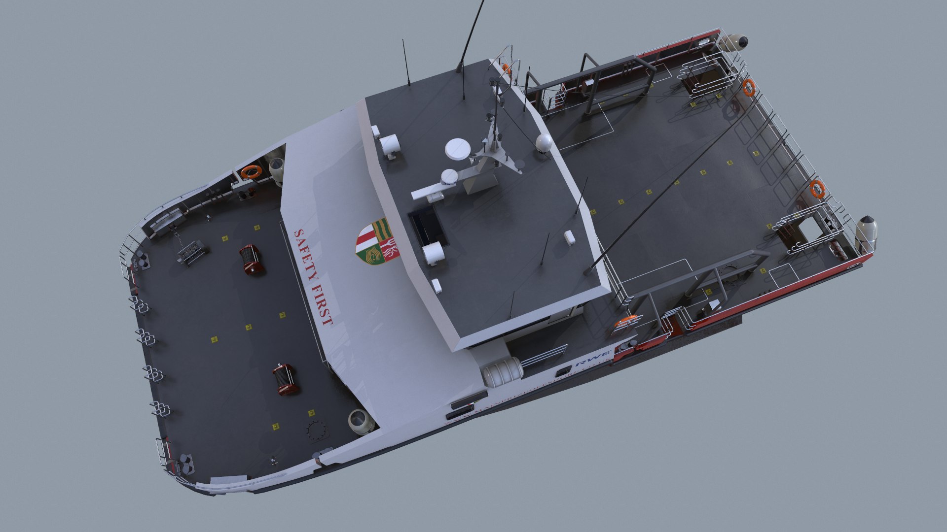 Multi Role Crew Transfer Vessel 3D - TurboSquid 2253274