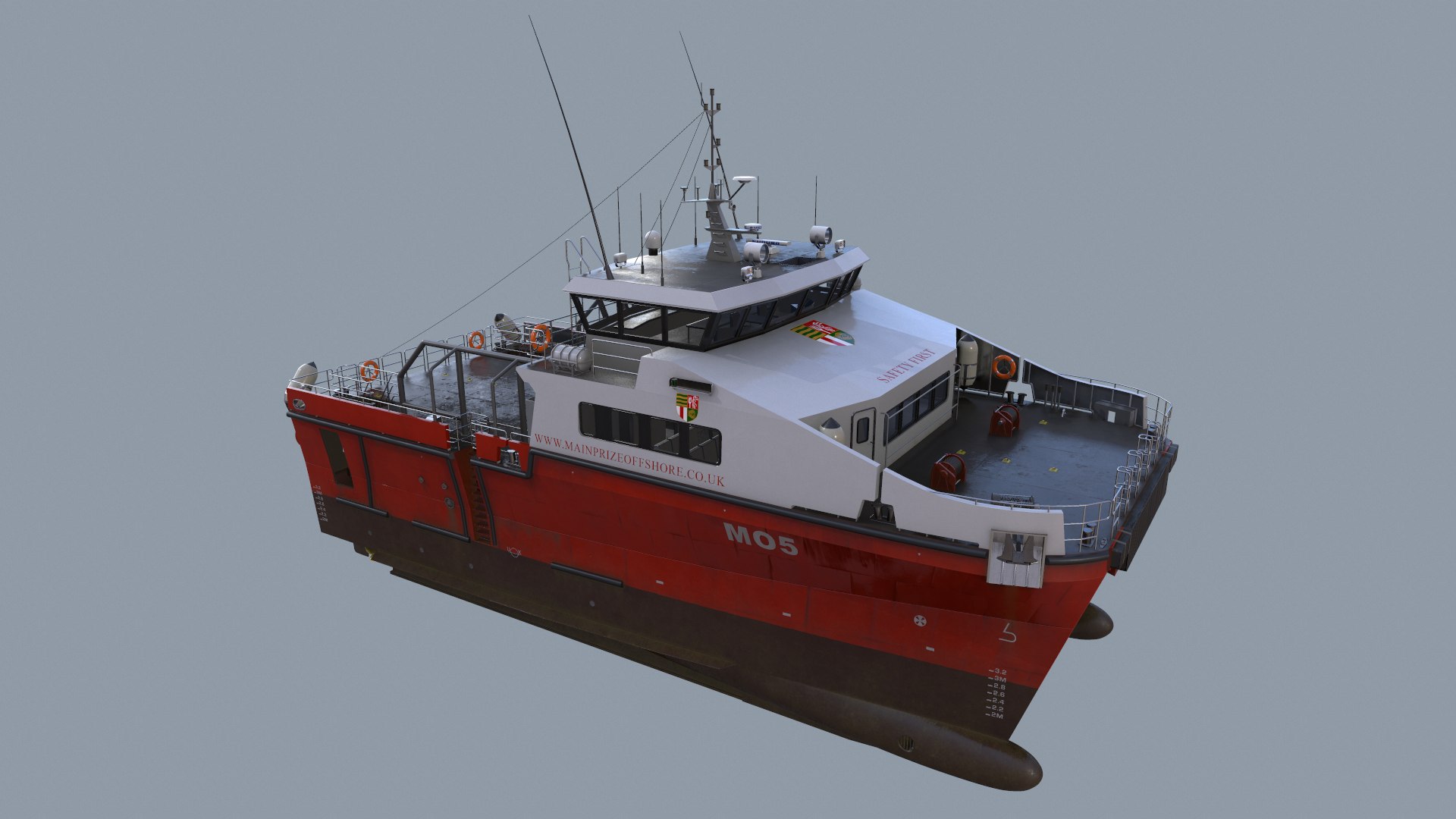 Multi Role Crew Transfer Vessel 3D - TurboSquid 2253274