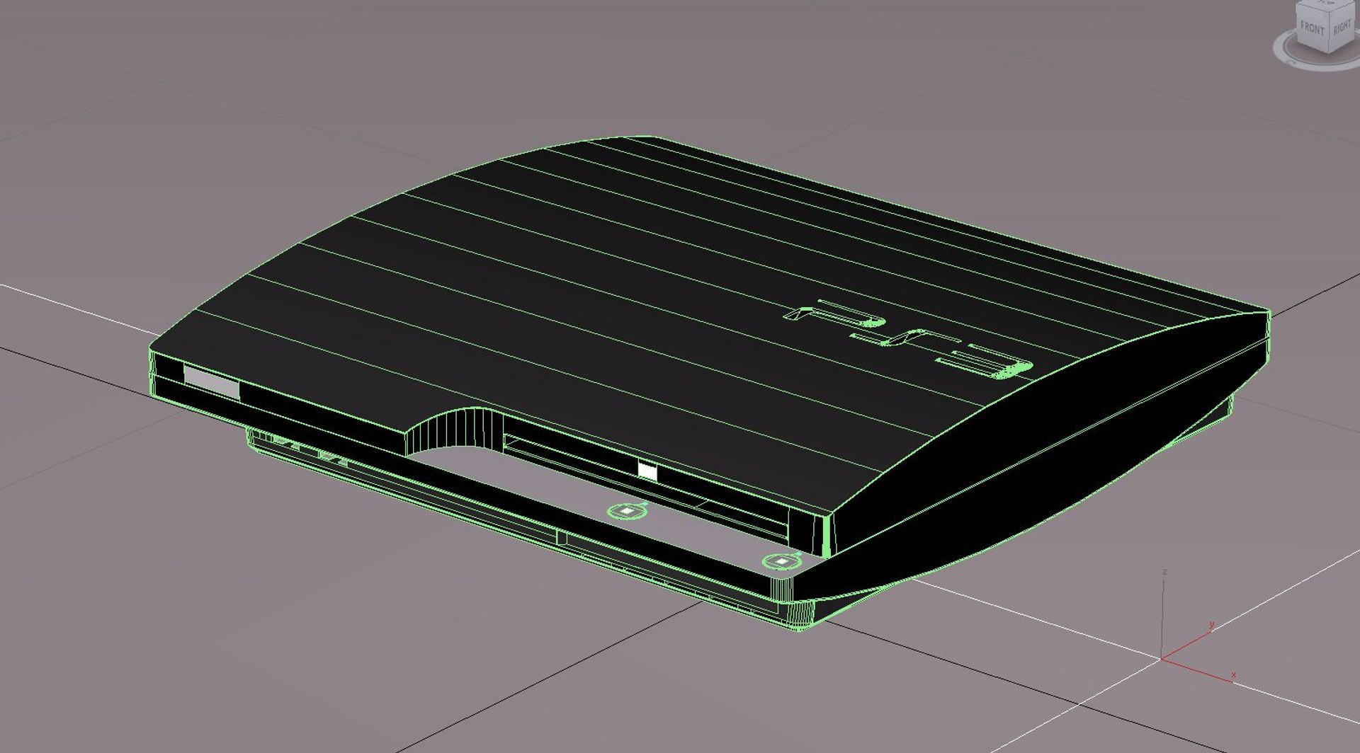 Ps3 Slim Playstation 3 3d Model