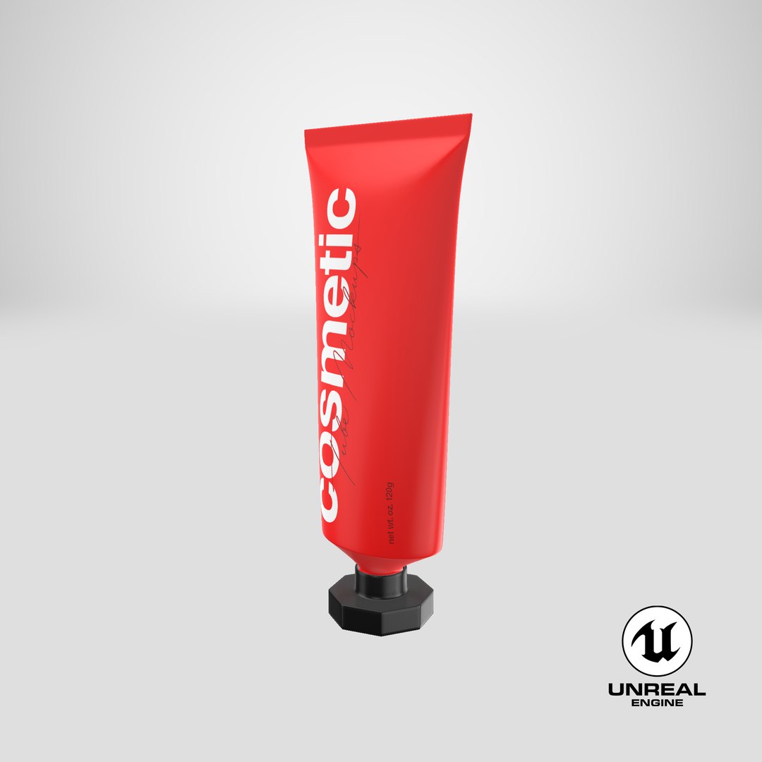Cream tube 3D model - TurboSquid 1671118