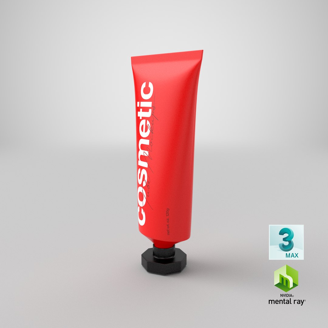 Cream tube 3D model - TurboSquid 1671118