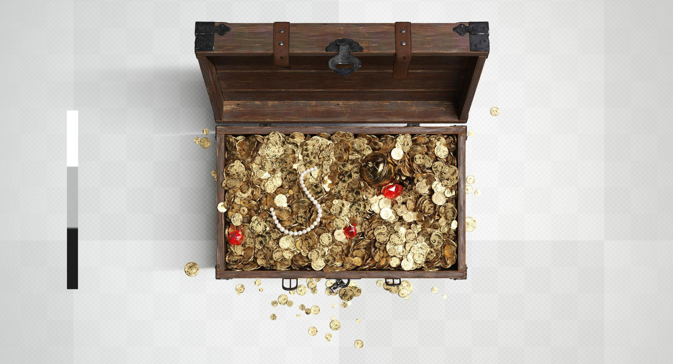 3D treasure chest - TurboSquid 1375511