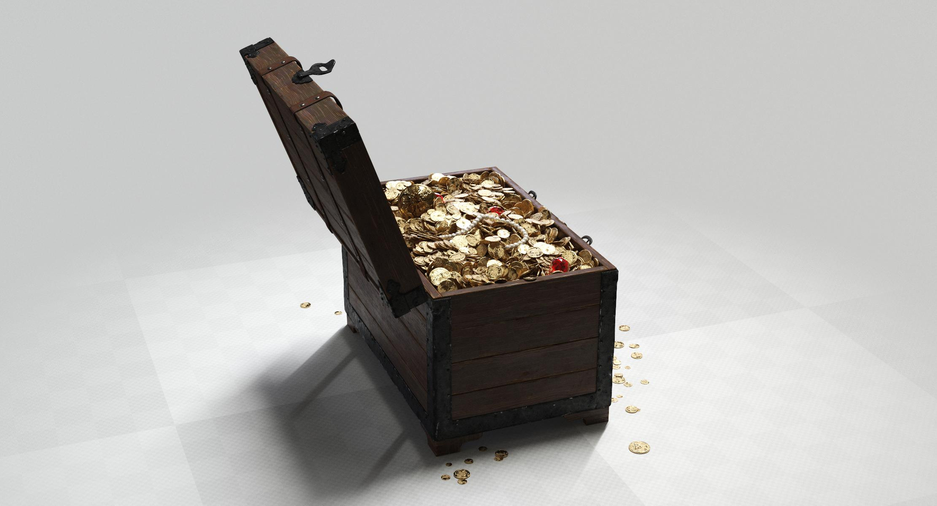 3D treasure chest - TurboSquid 1375511