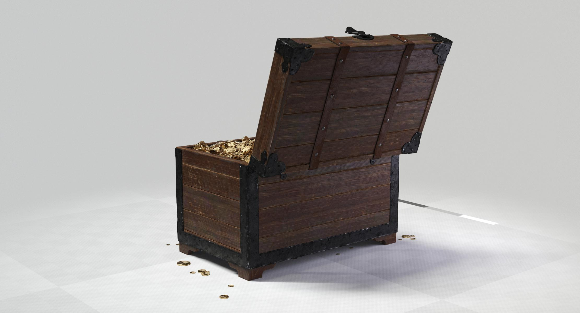 3D treasure chest - TurboSquid 1375511